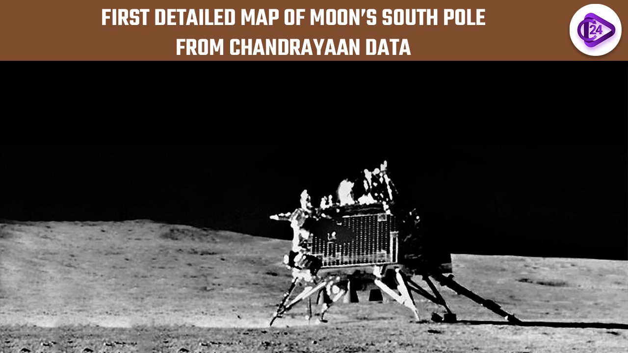 First Detailed Map of Moon’s South Pole by Chandrayaan-3